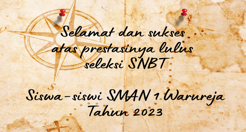 Selamat dan sukses, siswa - siswi SMAN 1 Warureja, lulus SNBT ...